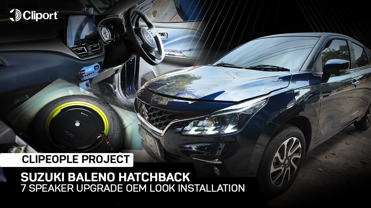 Suzuki Baleno Hatchback Audio Upgrade 7 Speaker Premium System with DSP ...